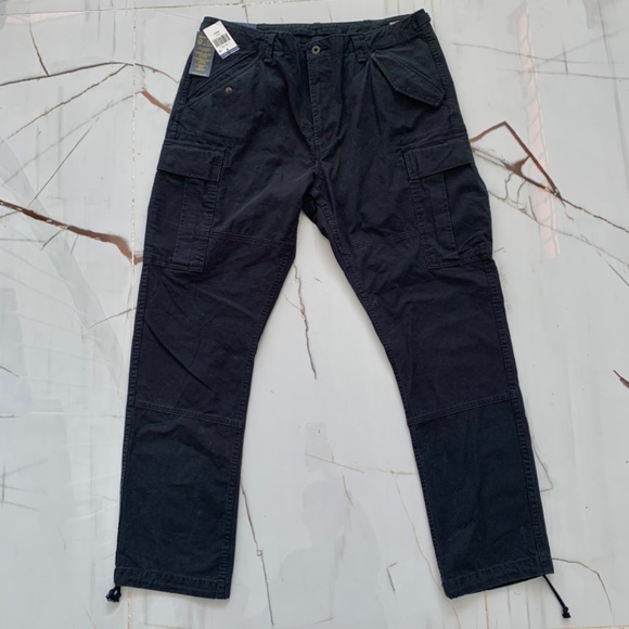 Polo Ralph Lauren | Pants | Polo Ralph Lauren Mens Utility Polo Rl Surplus Chino Black Cargos ...